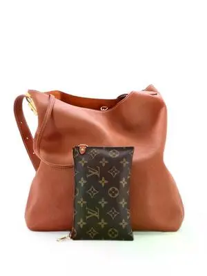 LOUIS VUITTON Calfskin Mm Hobo Bag