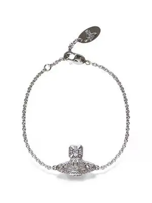 VIVIENNE WESTWOOD Orb Crystal-embellished Bracelet - Silver