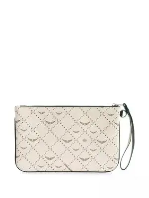 Zadig&Voltaire Logo-print Wristlet Pouch