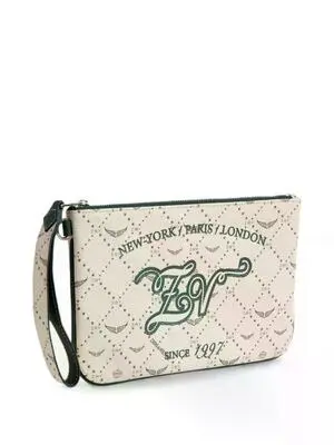 Zadig&Voltaire Logo-print Wristlet Pouch