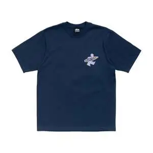StÜssy Dot Surf Puff Print T-shirt - Navy