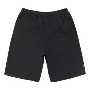 StÜssy Baggy Seersucker Beach Short - Black