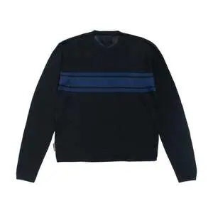 StÜssy Lightweight Striped Sweater - Black