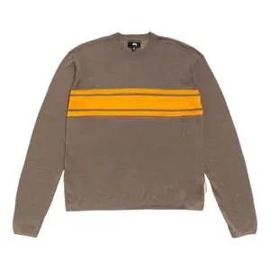 StÜssy Lightweight Striped Sweater - Brown