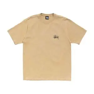 StÜssy Big Dog Stone Washed T-shirt - Khaki