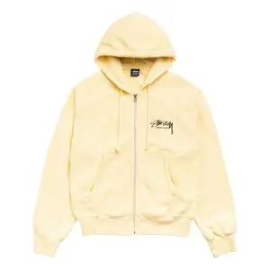 StÜssy Beach Roots Zip Hoodie - Gold