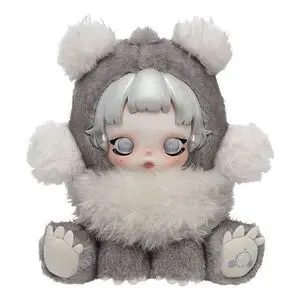 POP MART Skullpanda Punk Panda Plush Doll - Multi-color