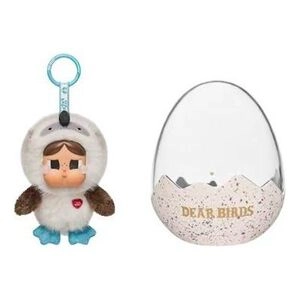 POP MART Dear Birds Series Plush Display Case 'shall We Dance - Multi-color