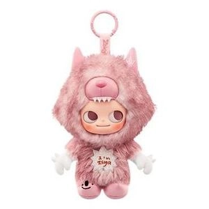 POP MART Zisga I'm Zisga Series Vinyl Plush Pendant "strong-willed - Multi-color