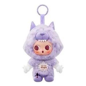 POP MART Zisga I'm Zisga Series Vinyl Plush Pendant 'veiled - Multi-color