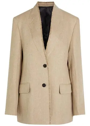 TOTEME Frayed Linen Jacket