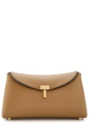 TOTEME T-lock Mini Leather Clutch