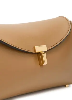 TOTEME T-lock Mini Leather Clutch