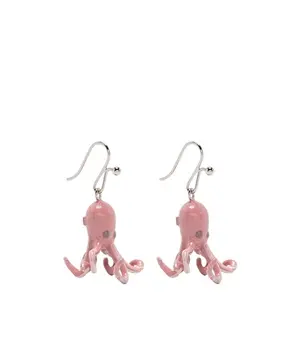 Marni Octopus Motif Drop Earrings - Macaroon