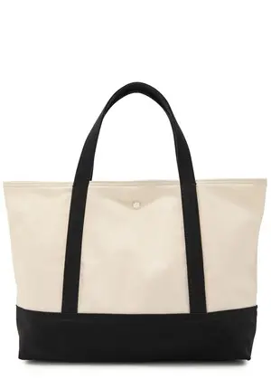 TOTEME Beach Canvas Tote Bag - Beige