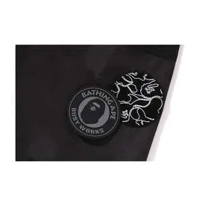 A BATHING APE Solid Camo Jacquard Long Jacket