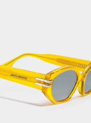 GENTLE MONSTER Ghost Y2 Oval Frame Sunglasses