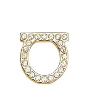 FERRAGAMO Inlaid Earrings - White