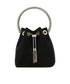 JIMMY CHOO Bon Bon Bucket Bag - Black
