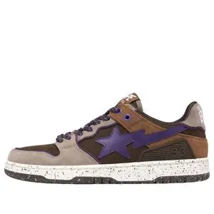 A BATHING APE Sk8 Sta #7 Sneakers - Brown/light Brown