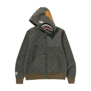 A BATHING APE Military Shark Full Zip Hoodie