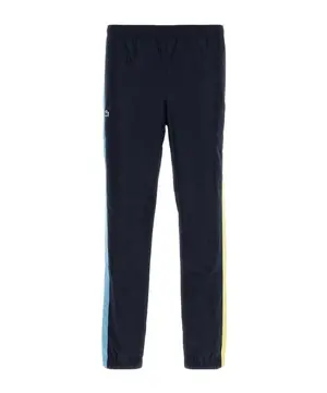 Lacoste Side Stripe Track Pants - Black