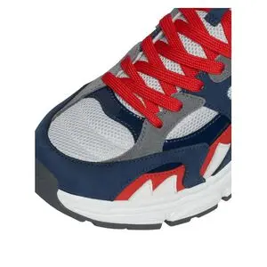 A BATHING APE Shark Sta France "navy" Sneakers - Navy/gray/red
