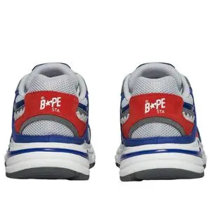 A BATHING APE Shark Sta Japan Sneakers - Blue/white