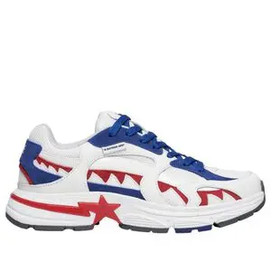 A BATHING APE Shark Sta Uk "white - White/blue/red