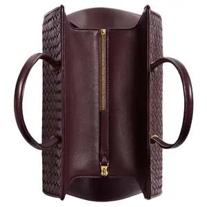 Bottega Veneta Small Barbara Tote - Deep Mahogany