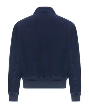 Stone Island Zipped Jacket With Lapel Collar