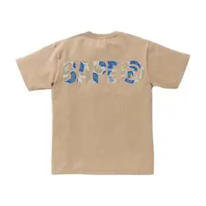 A BATHING APE Liquid Camo Small Ape Face T-shirt