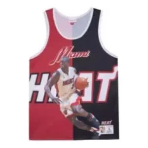 Mitchell & Ness Mitchell & Ness Lakers Shaquille O'Neal Sublimated Tank Black/white/yellow