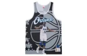 Mitchell & Ness Lakers Shaquille O'neal Sublimated Tank - Black/white/yellow