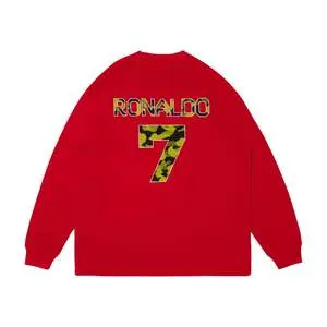 A BATHING APE X Cristiano Ronaldo Cr7 Life Multi Logo Relaxed Fit Jersey
