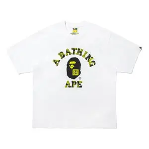 A BATHING APE X Cristiano Ronaldo Cr7 Life College Relaxed Fit T-shirt - White