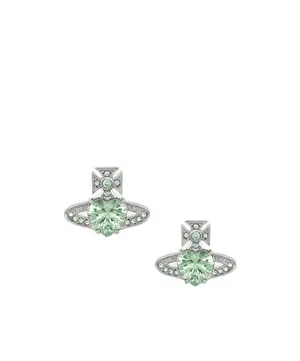 VIVIENNE WESTWOOD Ariella Heart Orb Stud Earrings - Gray