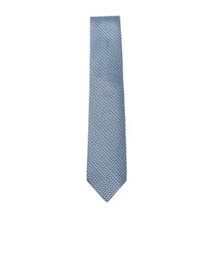 TOM FORD Textured Tie - Blue