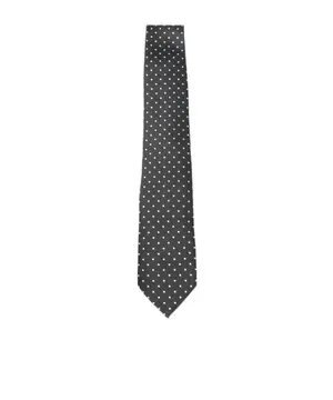 TOM FORD All-over Polka Dot Tie - Black