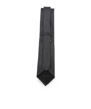 TOM FORD Satin Tie With All-over Star Pattern