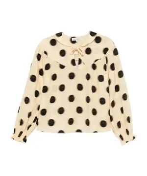Stine Goya Long-sleeved Polka Dot Top - Dots