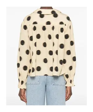 Stine Goya Long-sleeved Polka Dot Top