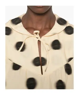 Stine Goya Long-sleeved Polka Dot Blouse