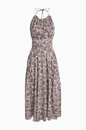 Ulla Johnson Anelise Halter Midi Dress - Meadow