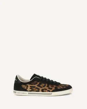 Dolce & Gabbana Saint Tropez Leopard Sneakers - Multicolour