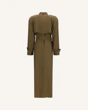 PETAR PETROV Silk Trench Coat