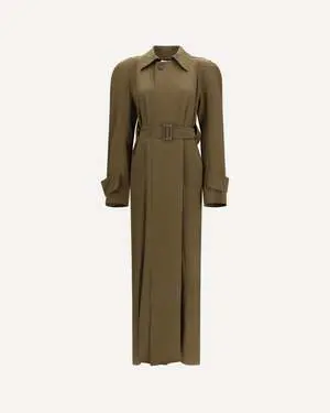 PETAR PETROV Silk Trench Coat