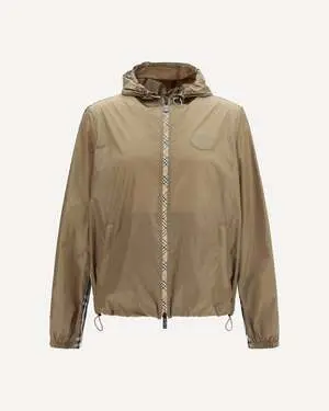 Burberry Newport Nylon Hooded Jacket - Brown