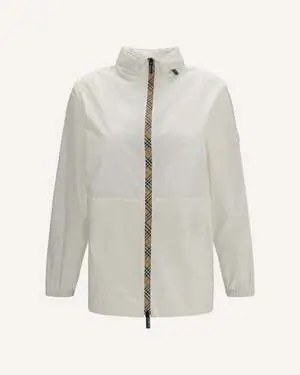 Burberry Short Nylon Jacket - White