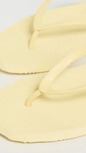 VELOUR Tapered Flip Flops - Mellow Yellow